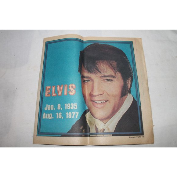 Other | Vintage Lot Of 1 Elvis Presley Tabloids Magazines | Poshmark